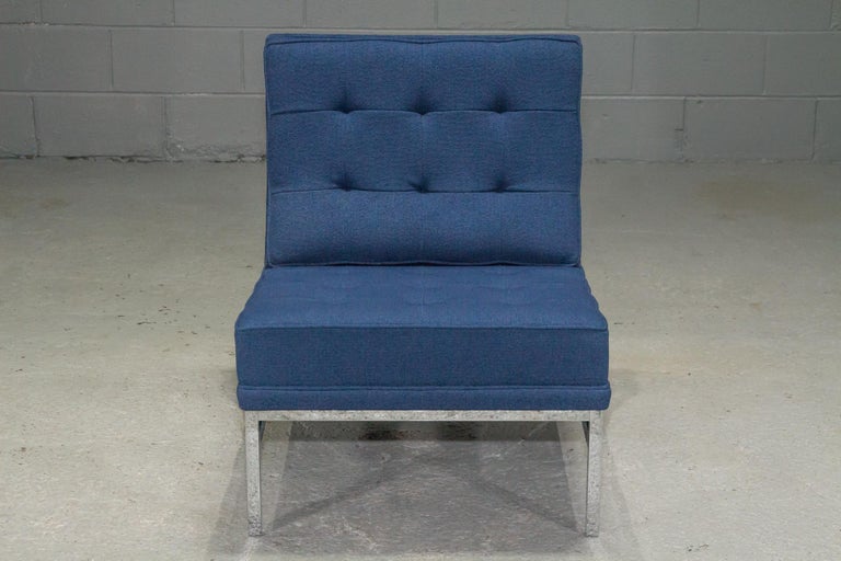 Armless Lounge Chair by Florence Knoll at 1stDibs | armless lounge chairs