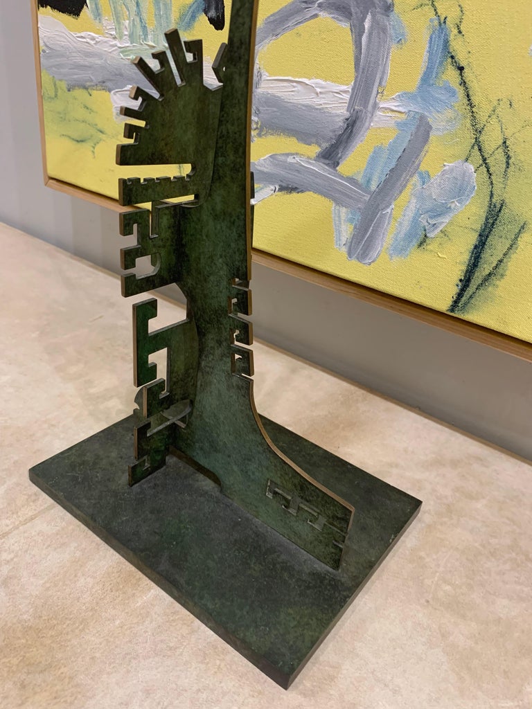 Arnaldo Ugarte "Tehuascan" Bronze Sculpture For Sale at 1stDibs