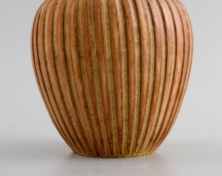 Arne Bang, Denmark, Vase in Glazed Ceramics, Mid-20th C For Sale at 1stDibs