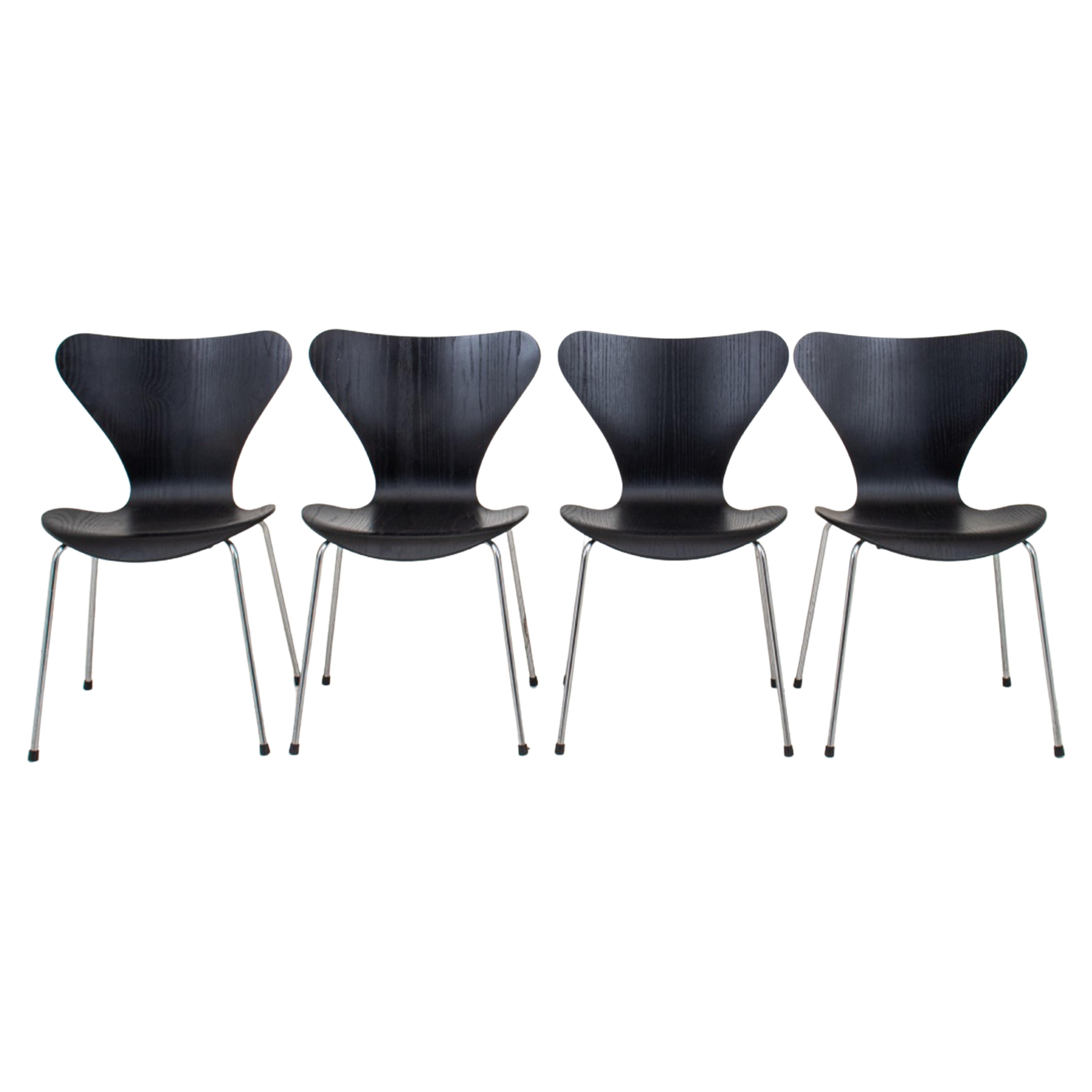 Fritz Hansen Chairs Designed by Frederik Sieck Denmark at 1stDibs