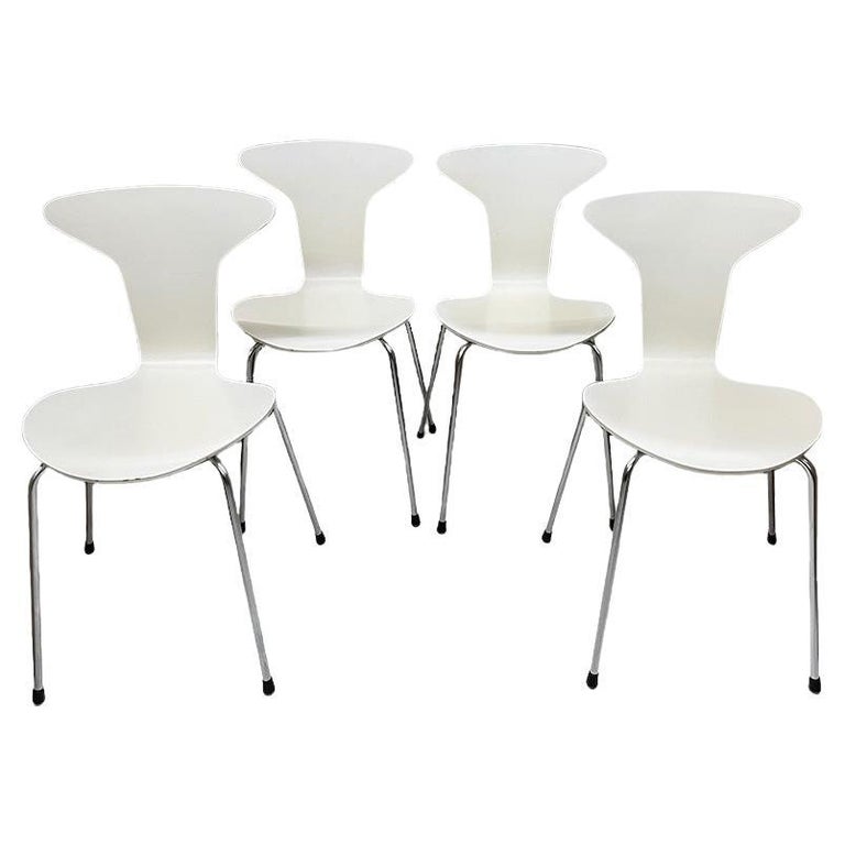 Arne Jacobsen "Mosquito" Chairs Model 3105 for Fritz Hansen, 1970 ...