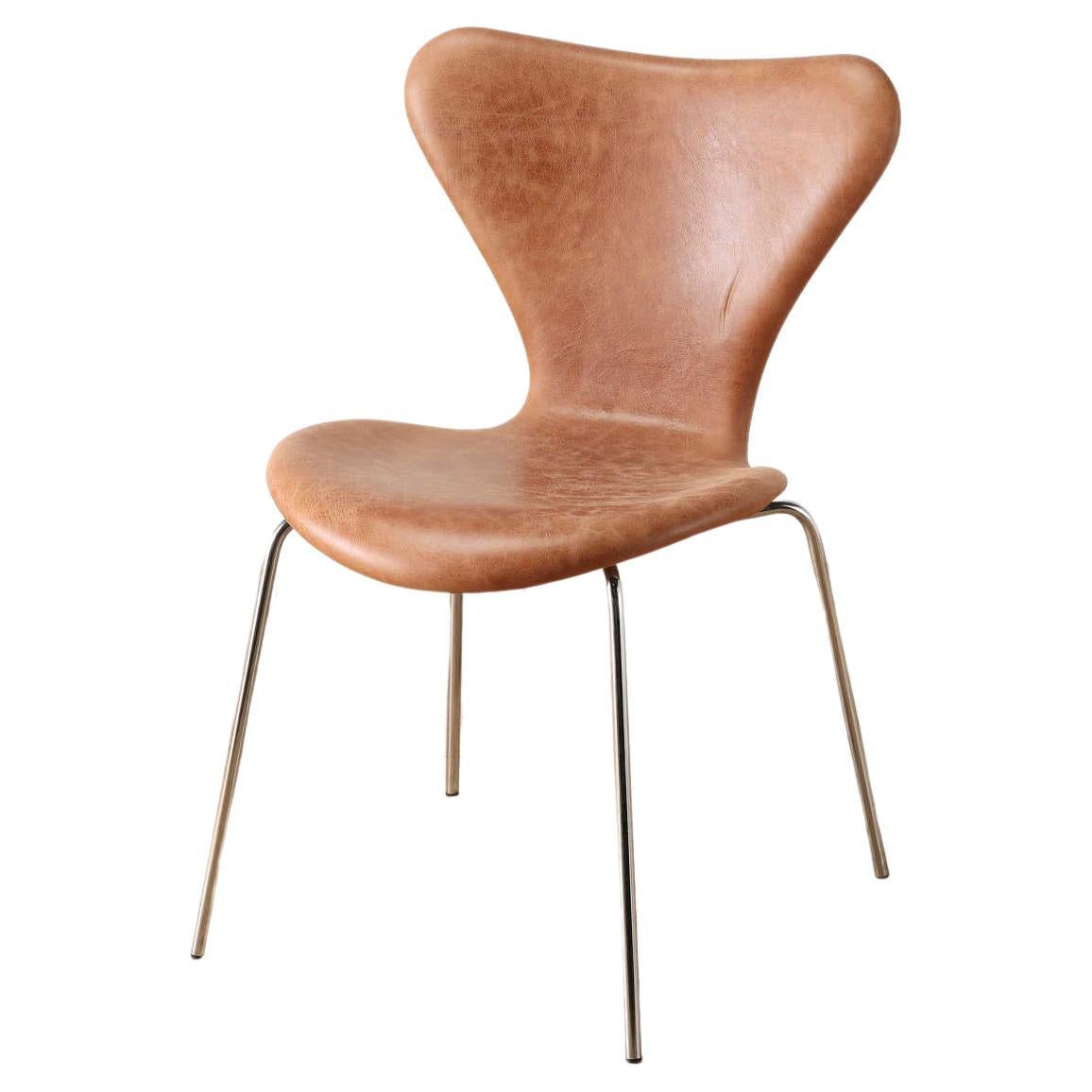 Arne Jacobsen Seven Chair Leather FH3107 For Sale at 1stDibs
