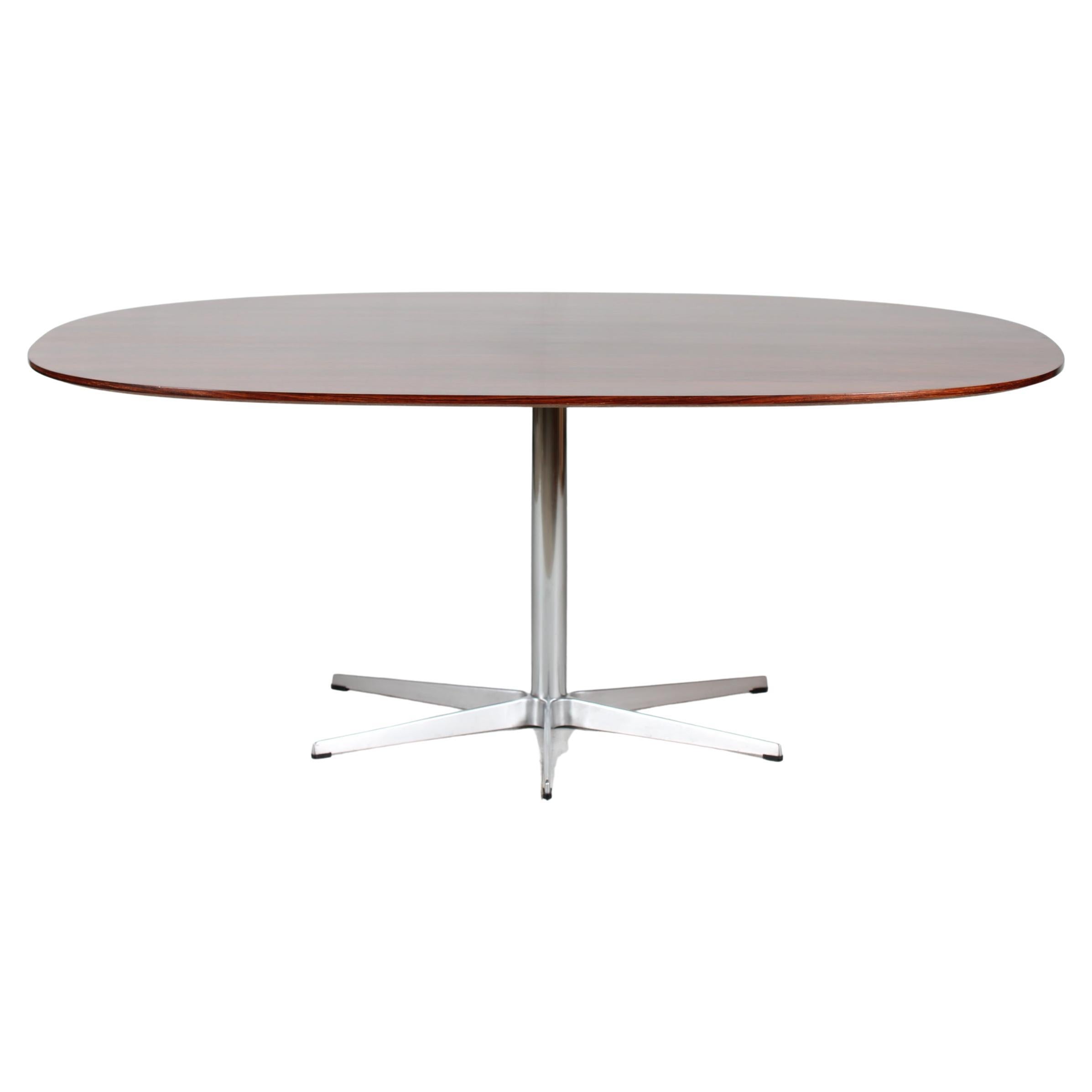 Danish Midcentury Piet Hein and Bruno Mathson Huge Super Elips Table of ...