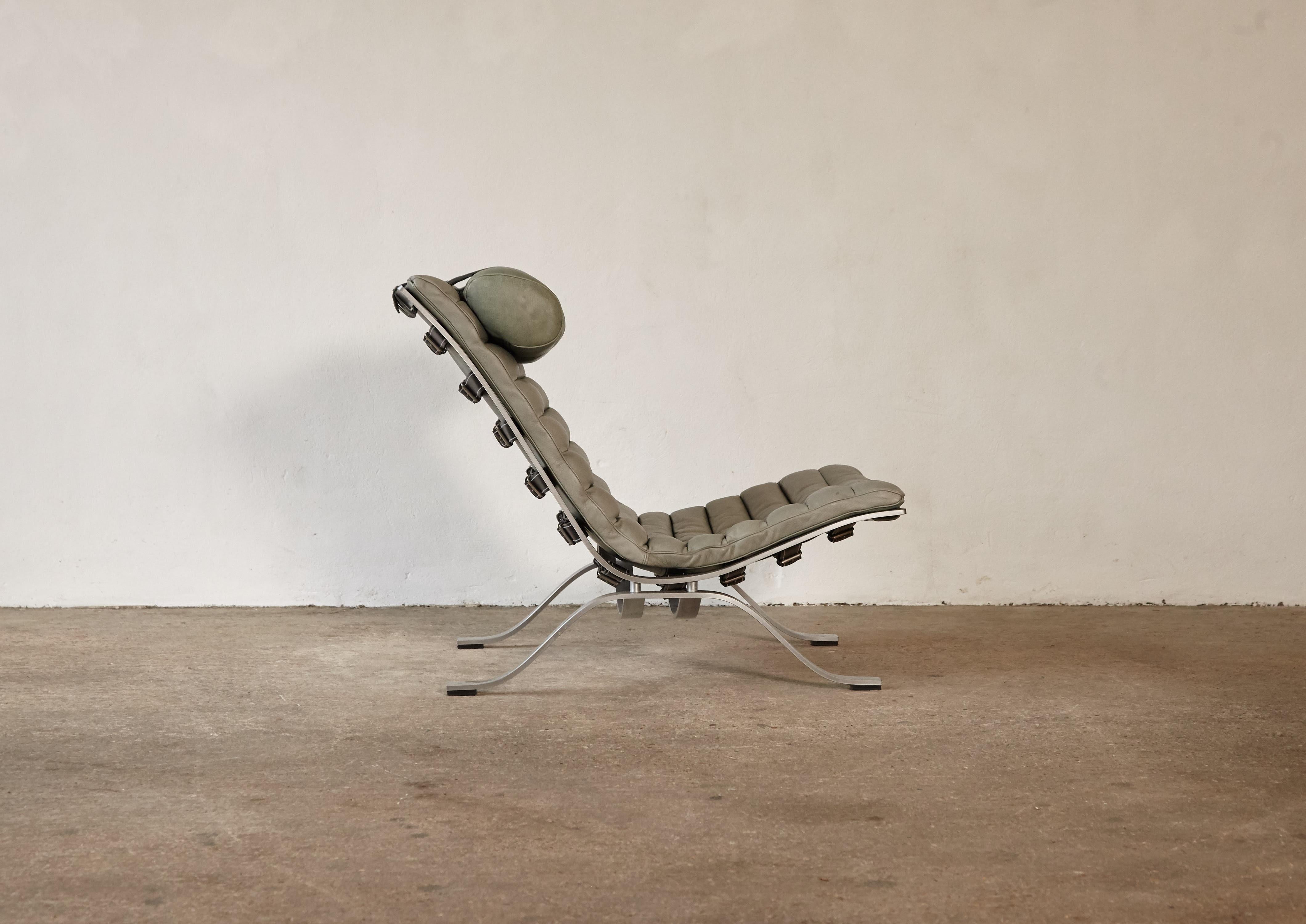 Arne Norell Ari Lounge Chair and Ottoman, 1970s, Sweden For Sale at 1stDibs