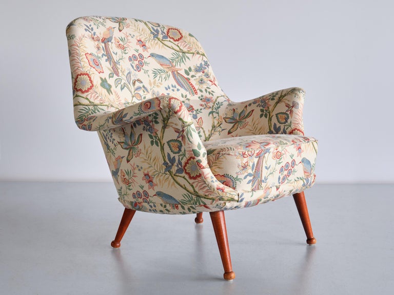 Arne Norell 'Divina' Armchair, Westbergs Möbler AB, Sweden, 1950s For ...