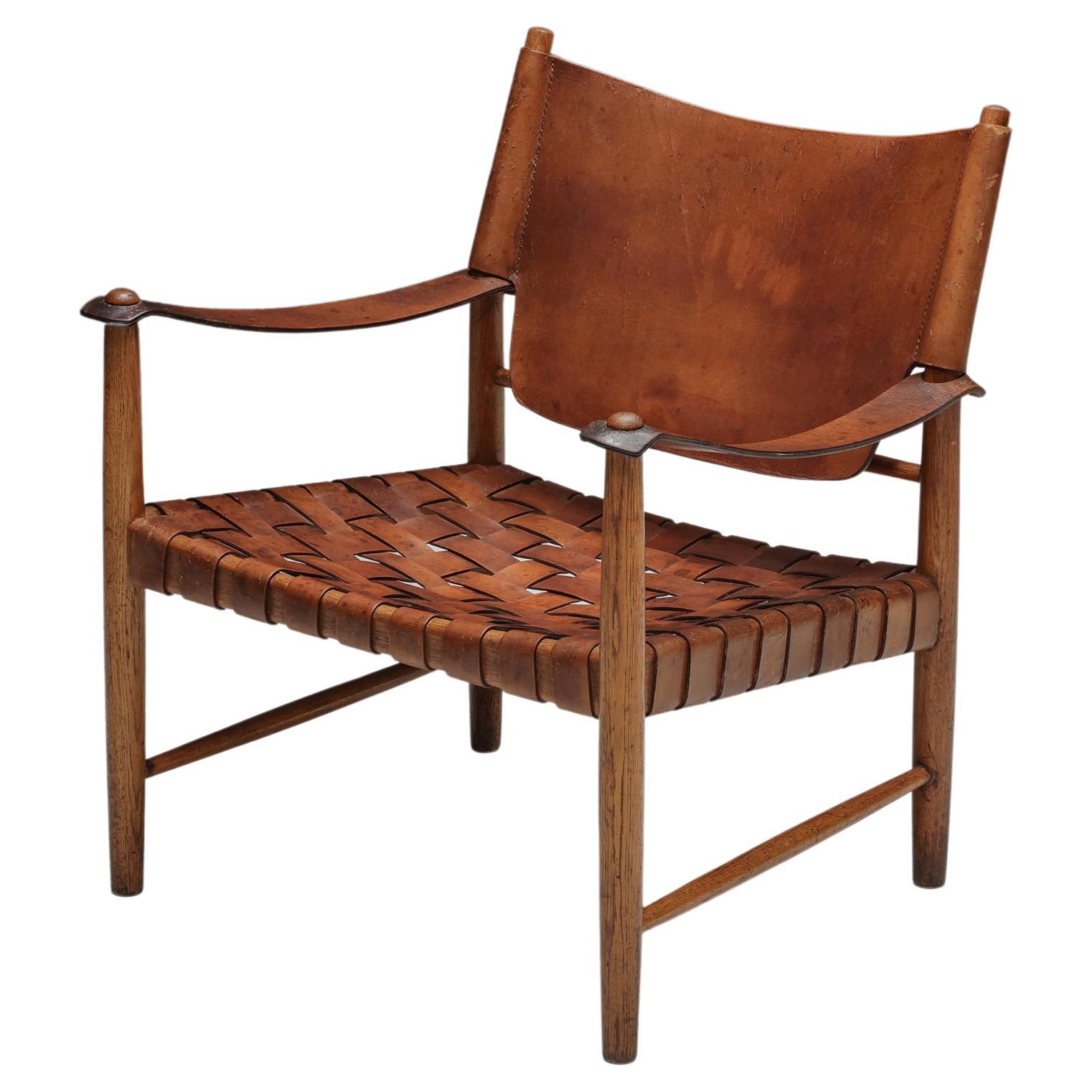 Arne Norell Safari Chair, Sweden, 1960s For Sale at 1stDibs