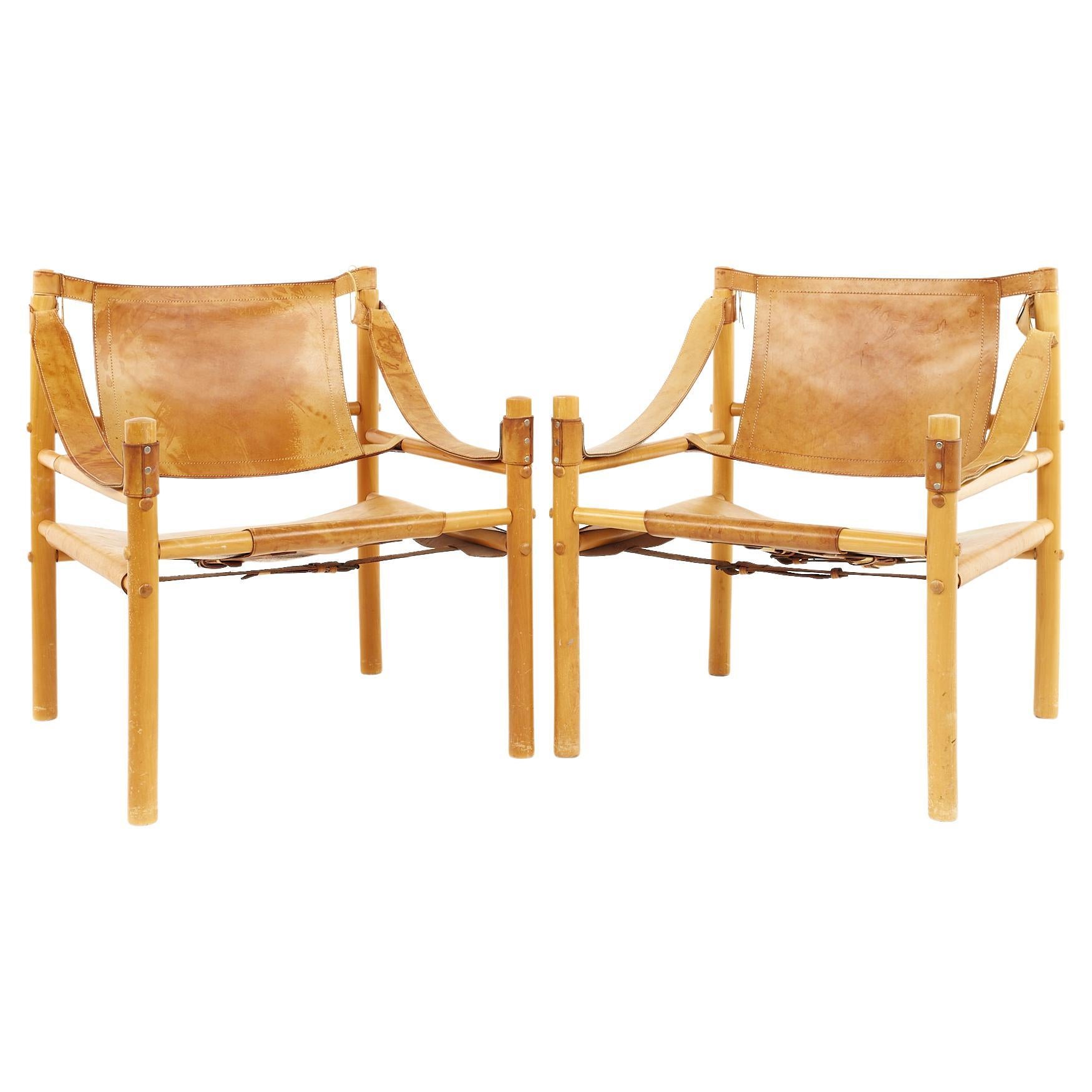 Leather Safari Chair at 1stDibs