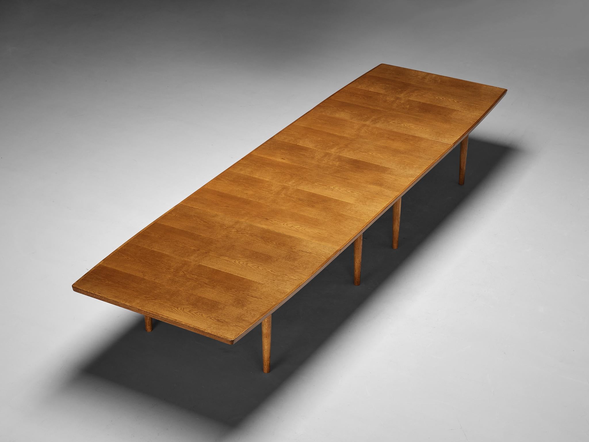Arne Vodder Conference or Dining Table in Oak 16 ft For Sale at 1stDibs ...
