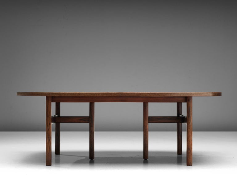 Arne Vodder Dining Table in Rosewood For Sale at 1stDibs