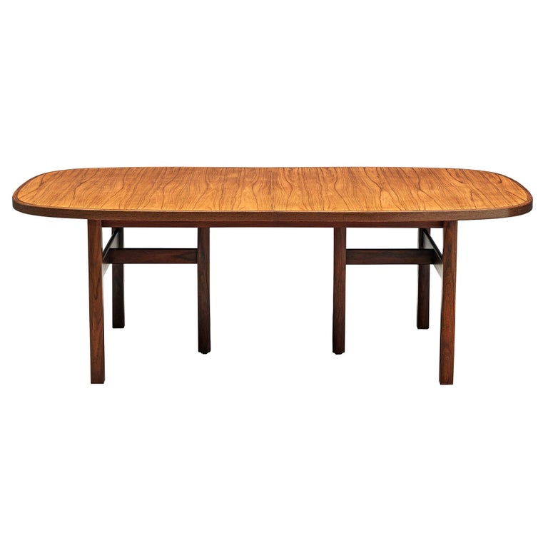 Arne Vodder Dining Table in Rosewood For Sale at 1stDibs