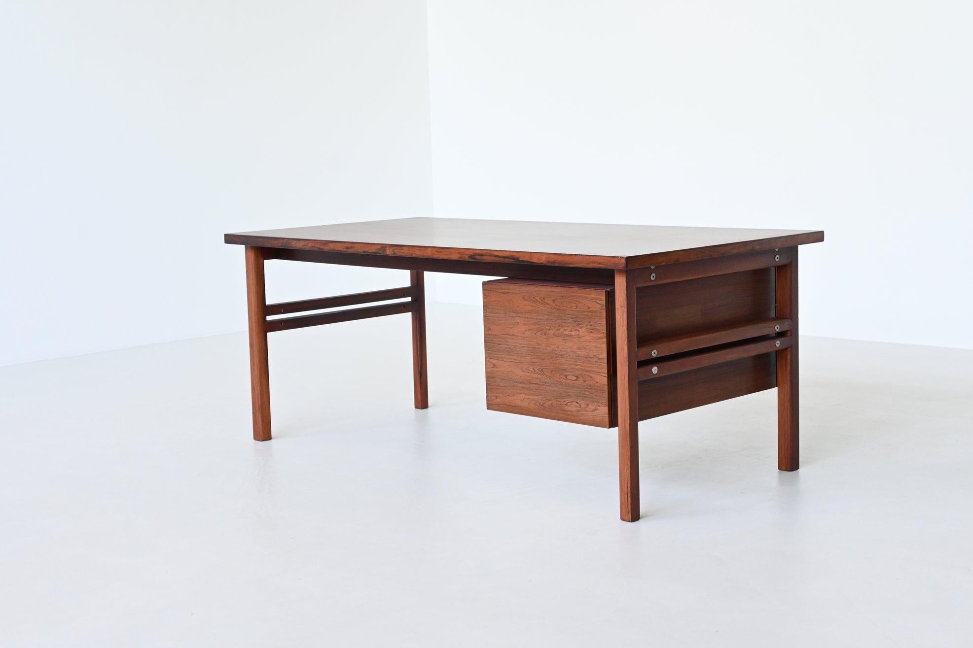 Arne Vodder Executive Desk in Rosewood Sibast, Denmark, 1960 For Sale ...