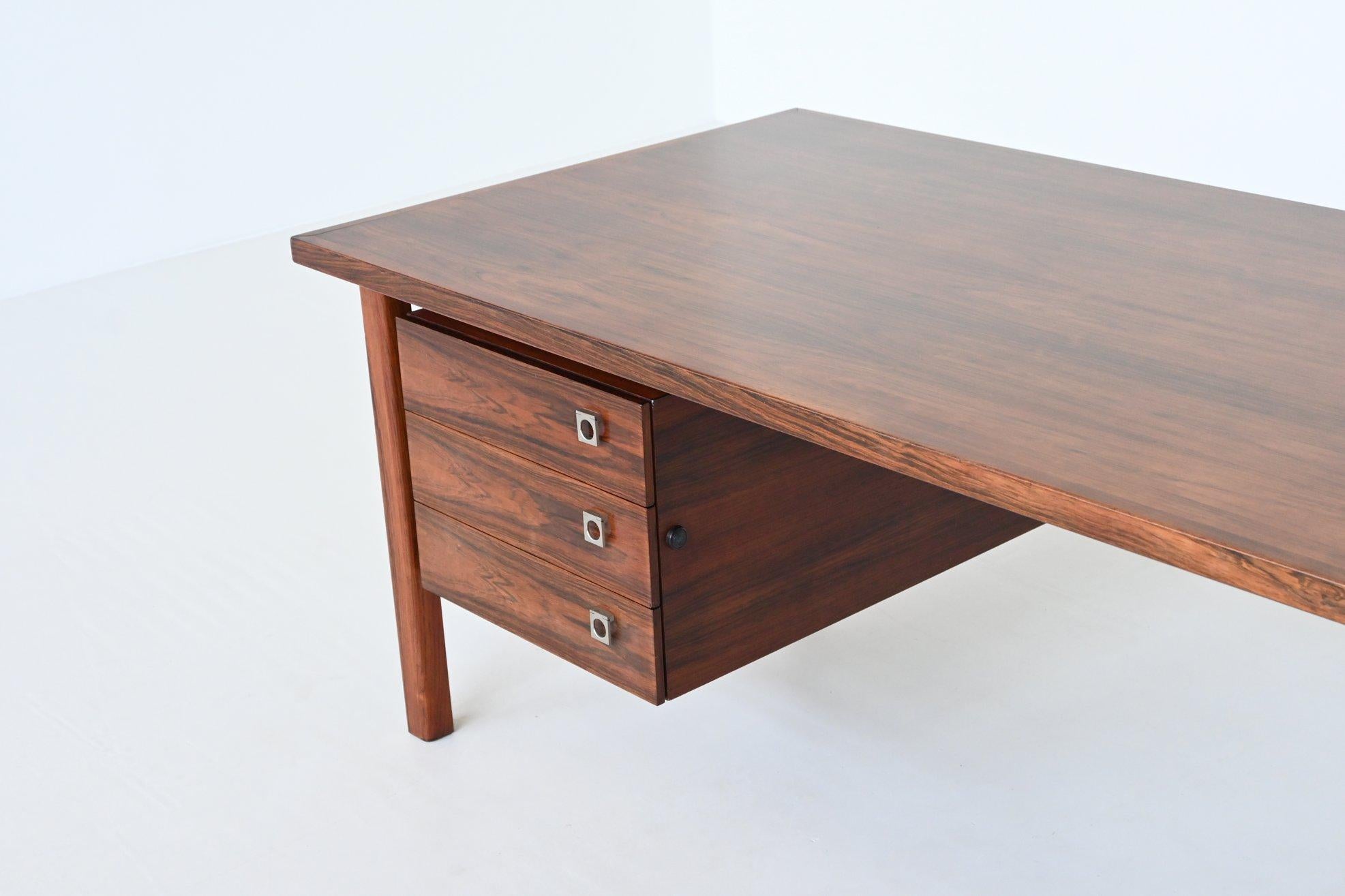 Arne Vodder Executive Desk in Rosewood Sibast, Denmark, 1960 For Sale ...