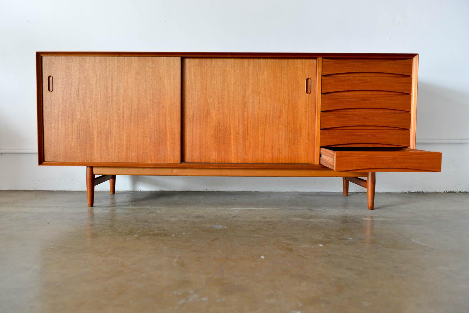 Arne Vodder for Sibast Teak Model 29 Credenza, circa 1960 at 1stDibs