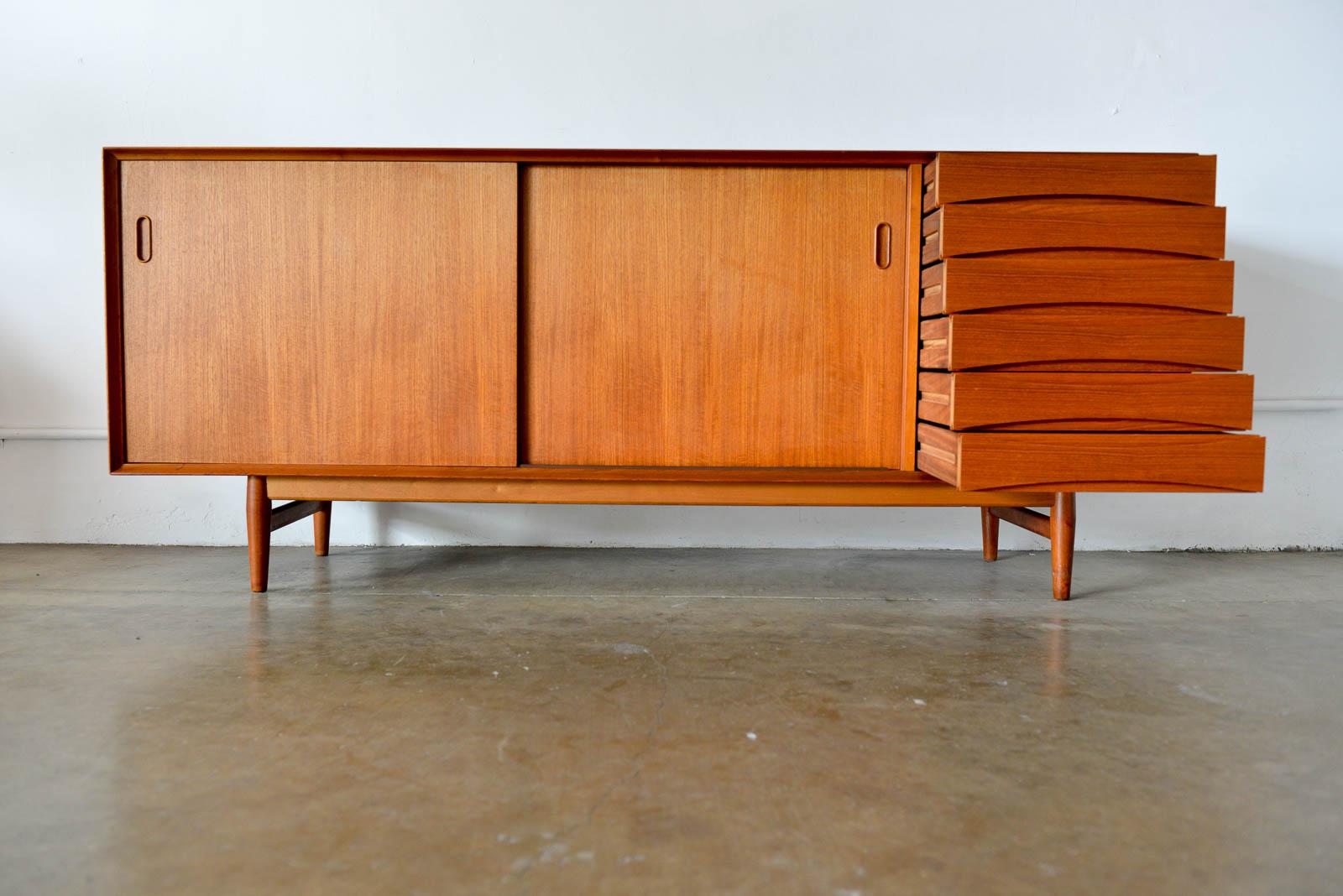 Arne Vodder for Sibast Teak Model 29 Credenza, circa 1960 at 1stDibs