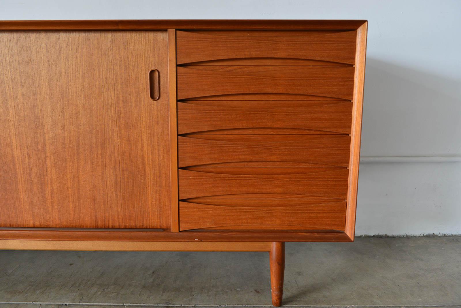 Arne Vodder for Sibast Teak Model 29 Credenza, circa 1960 at 1stDibs