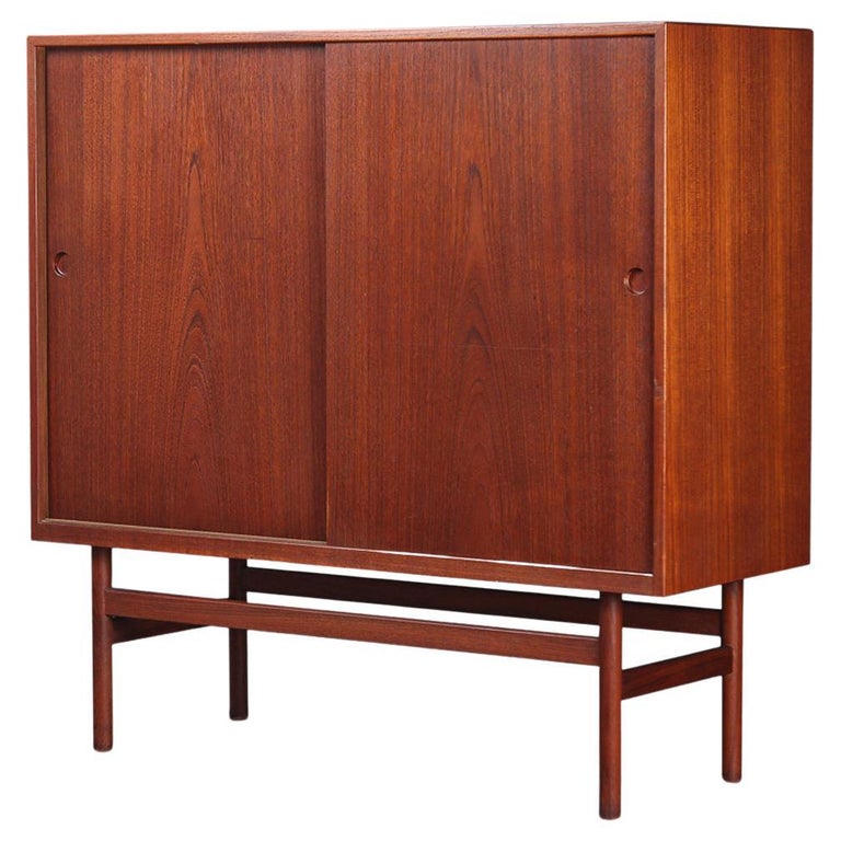 Arne Vodder High Cupboard in Teak For Sale at 1stDibs