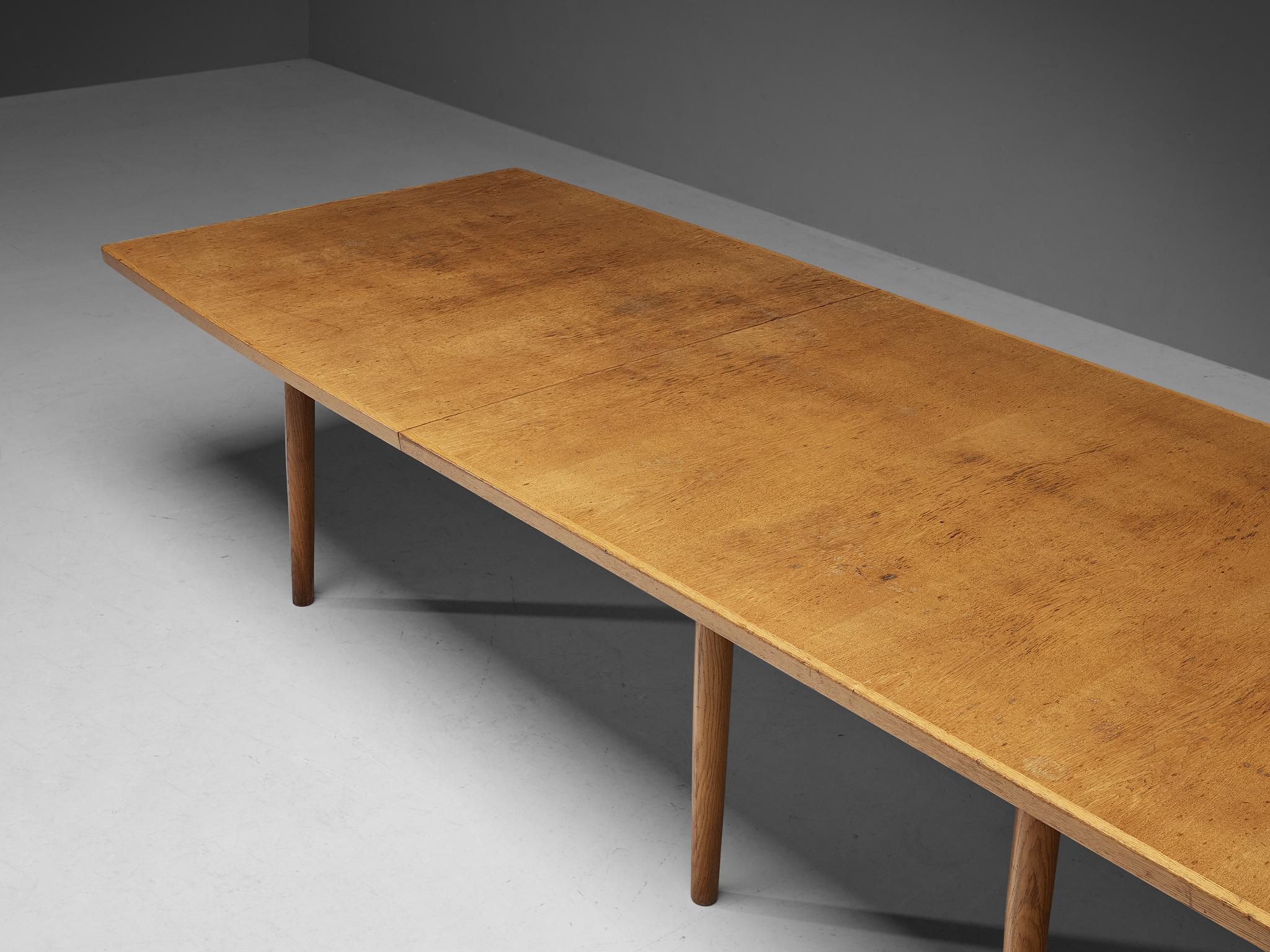 Arne Vodder Large 16 ft Conference or Dining Table in Oak For Sale at ...
