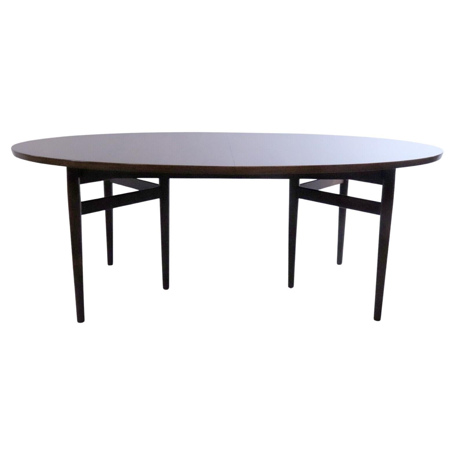 1960s Arne Vodder Vintage Teak Wood Dining Table Extendable For Sale at 1stDibs