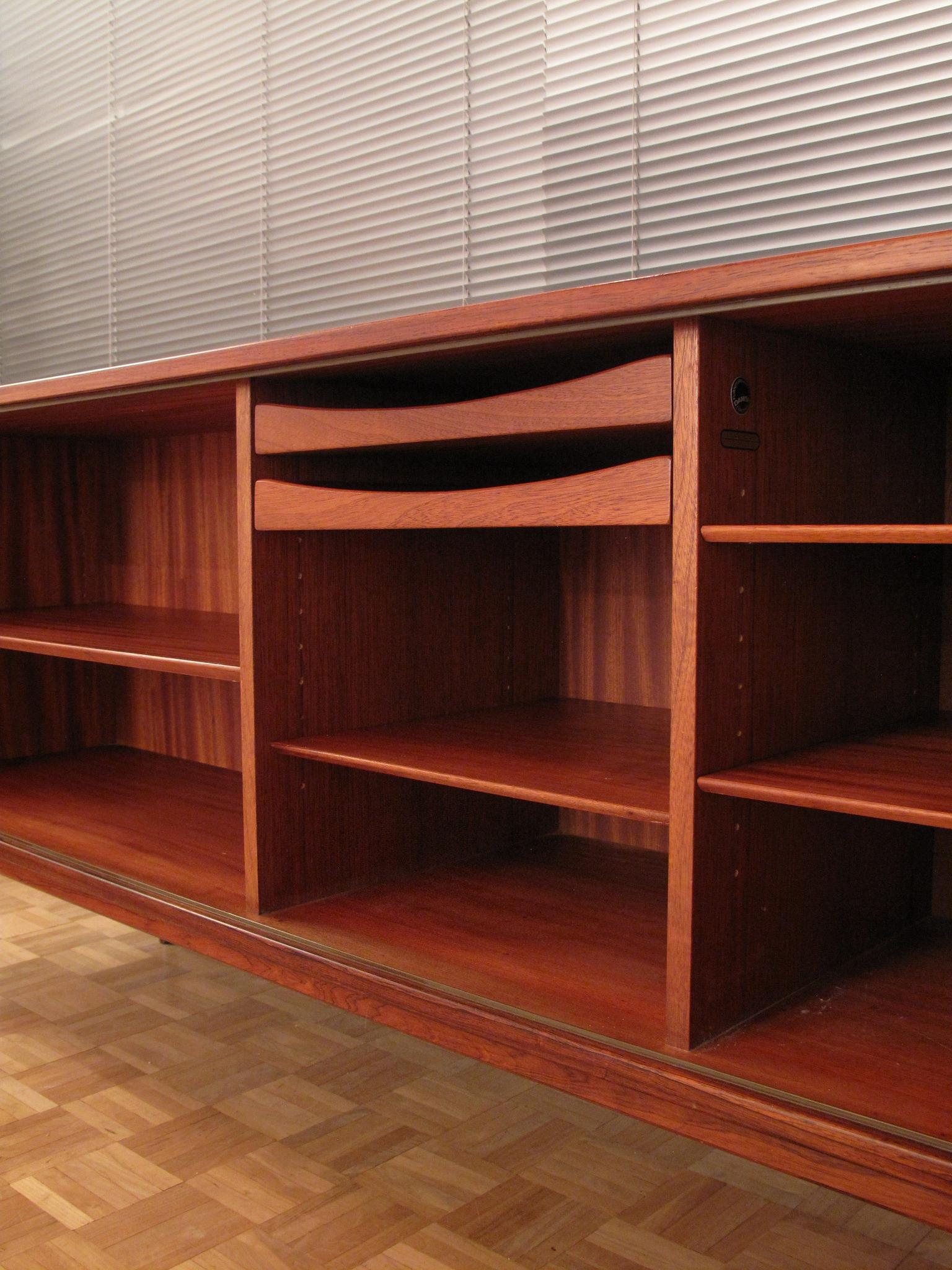 Arne Vodder Model 37 Tambour Door Rosewood Sideboard for Sibast at ...