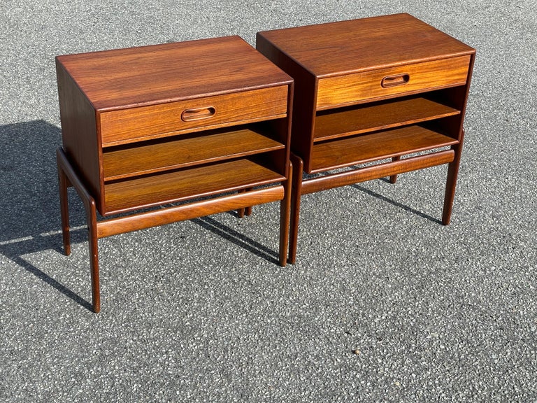 Arne Vodder Nightstands from the 1960s at 1stDibs