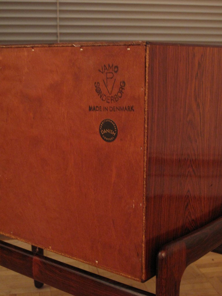 Arne Vodder Rosewood Chest of Drawers at 1stDibs