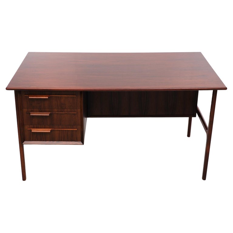 Arne Vodder Rosewood Desk Denmark, 1960s For Sale at 1stDibs