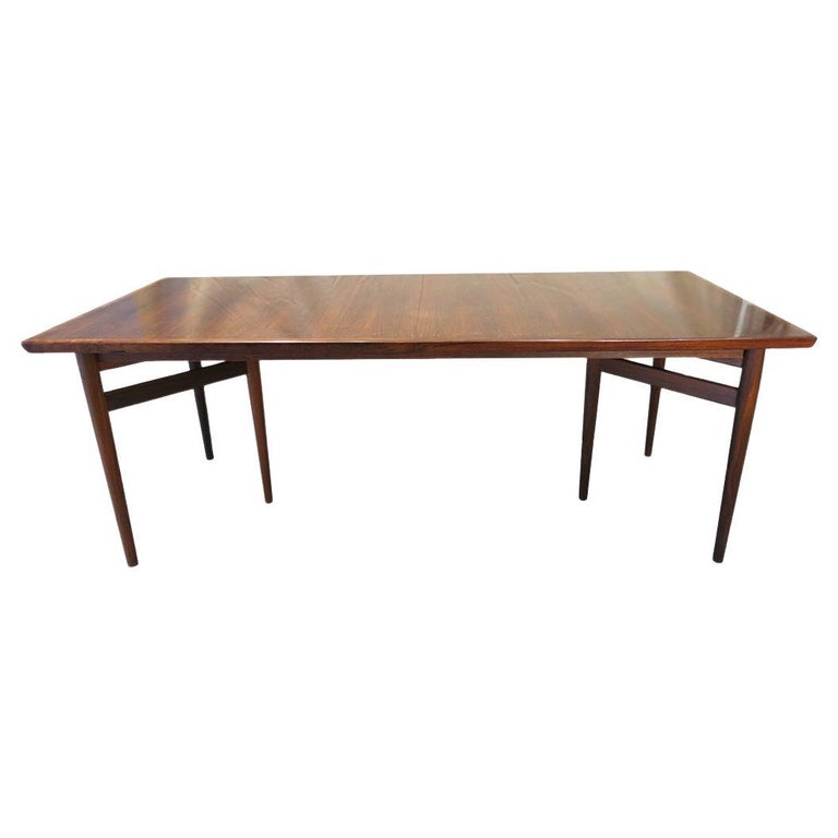 Arne Vodder Rosewood Dining Table For Sale at 1stDibs