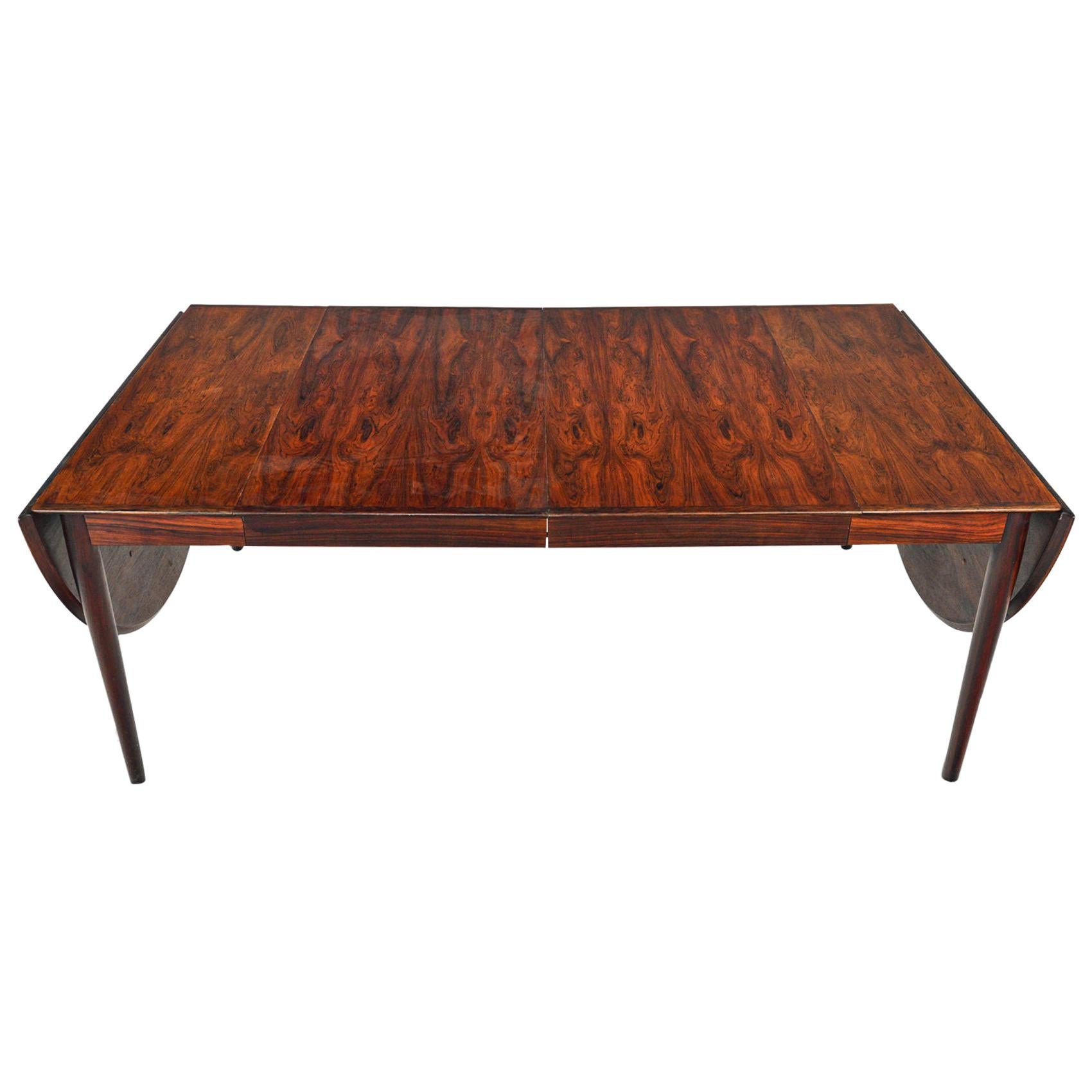 Arne Vodder Asymmetrical Rosewood Coffee Table at 1stDibs