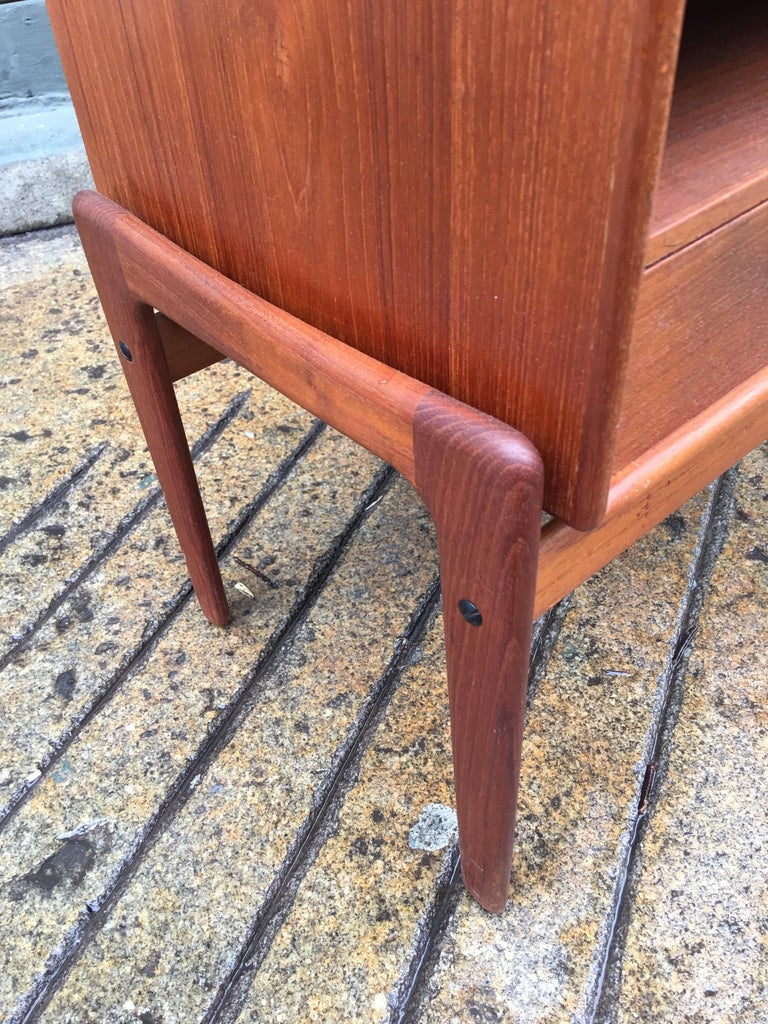 Arne Vodder Teak Nightstand for Vamo Sonderborg at 1stDibs | arne ...