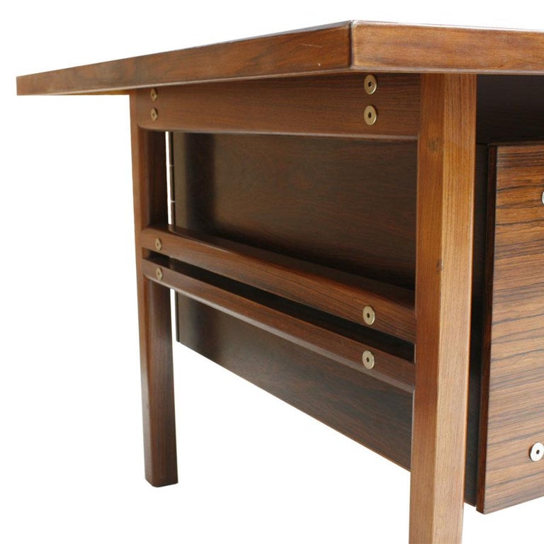 Arne Vodder Wood Drawers Sideboard Desk, Denmark, 1960 at 1stDibs