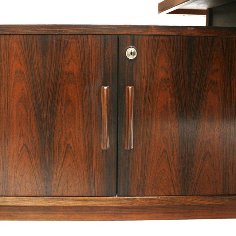 Arne Vodder Wood Drawers Sideboard Desk, Denmark, 1960 at 1stDibs