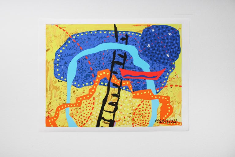 Arno Hoth - So far from the mountain..., Arno Hoth, digital print on ...