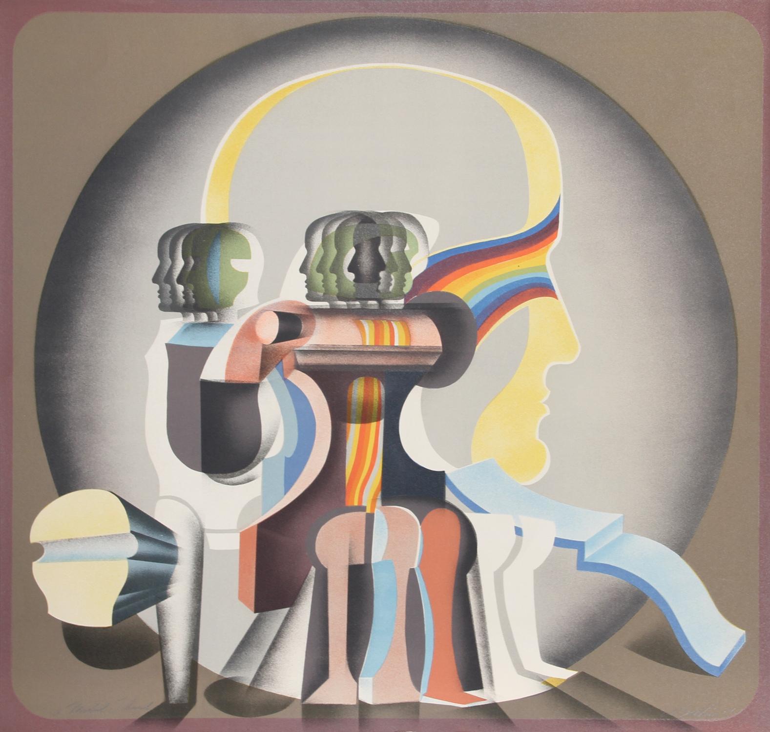 Arnold Belkin - Cabeza, Lithograph by Arnold Belkin at 1stDibs