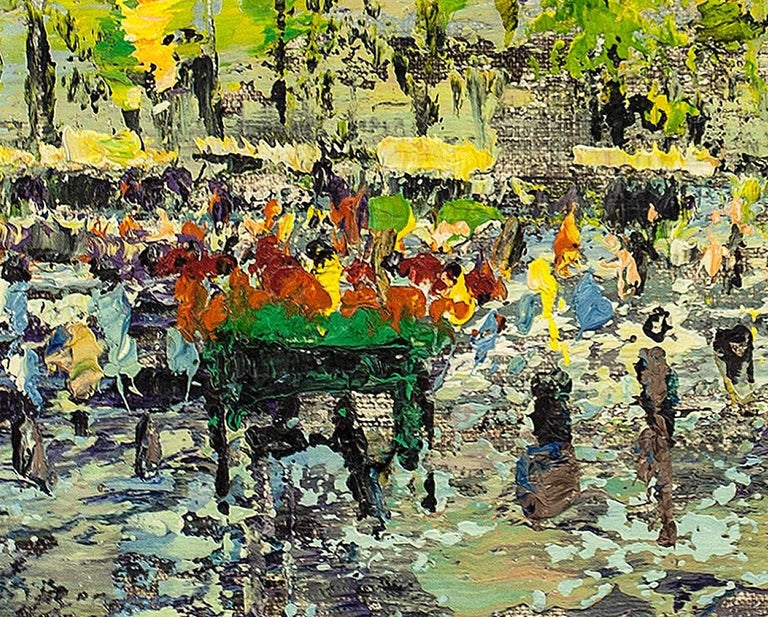 Arnoldus Oldenhave - Impressionist Cityscape, Oil Painting Dutch Artist ...