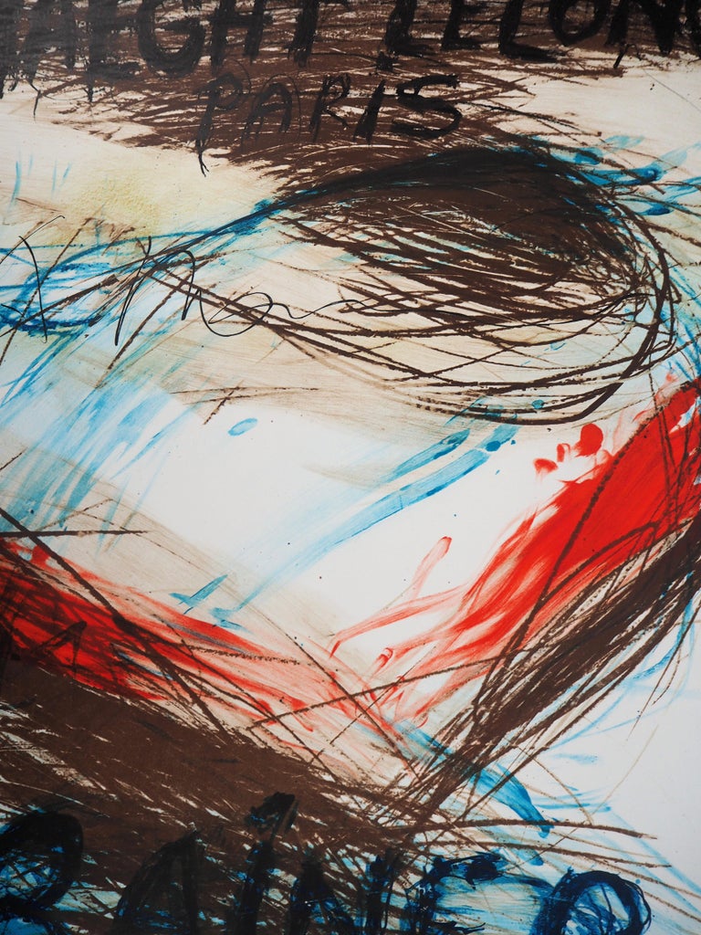 Arnulf Rainer - Abstract : Informal Composition - Original Vintage ...