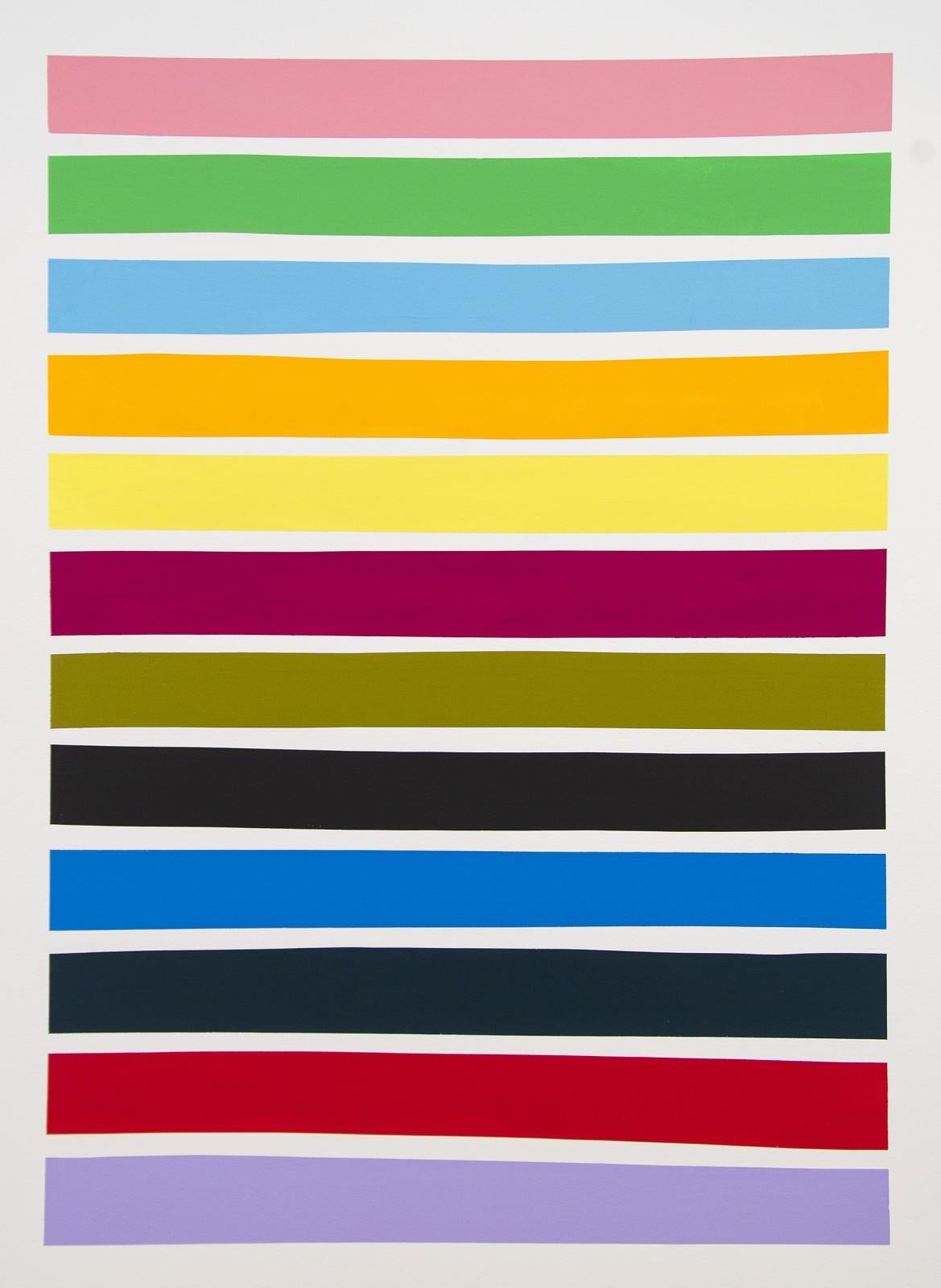 Aron Hill - Two Shapes with Three Lines : Black and White Series at 1stDibs