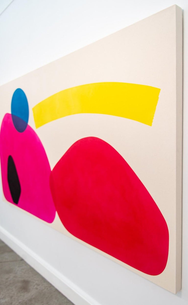 Aron Hill - A Large Yellow Arch - bright, colorful, abstract shapes ...