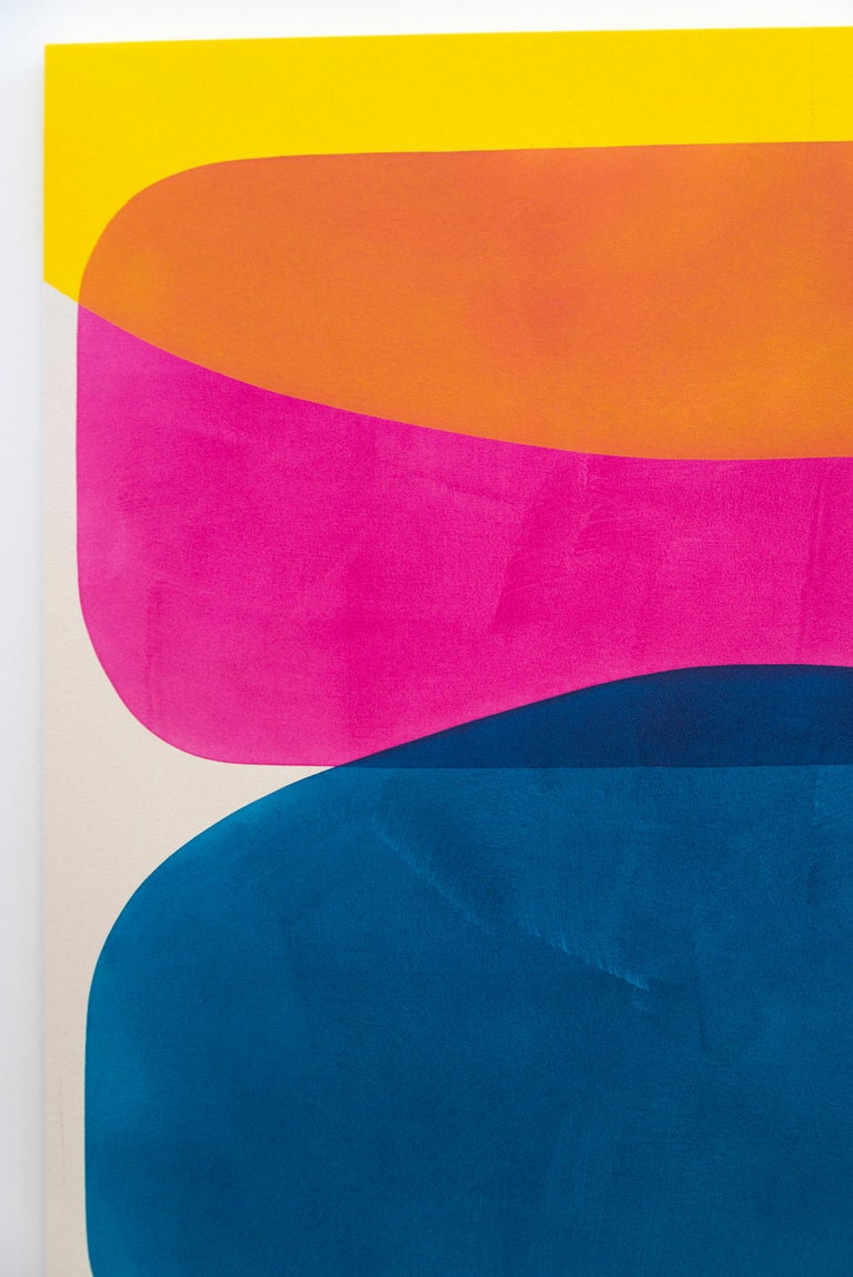 Aron Hill - A Shift in Season with Orange - bright, abstract ...