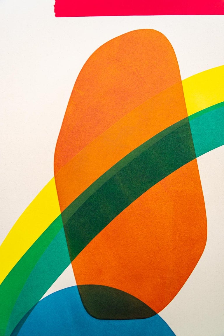 Aron Hill - Shaded Archway with Earth and Red - bold, colorful ...