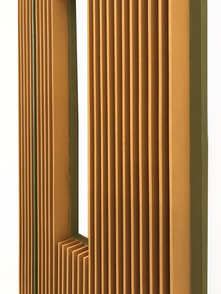 Arozarena De La Fuente - Chromatic Green and Orange Lined Piece For ...