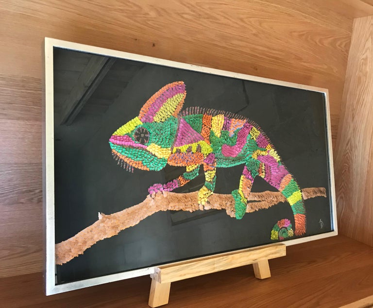 Colorful Lizard Art