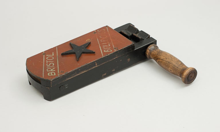 ARP W. Clements and Son Gas Rattle, Speedway, Football Rattle at 1stDibs