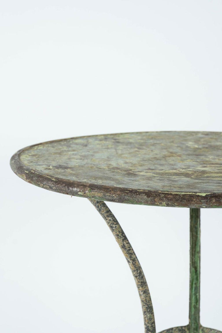 Arras Painted Iron Garden Table For Sale at 1stDibs