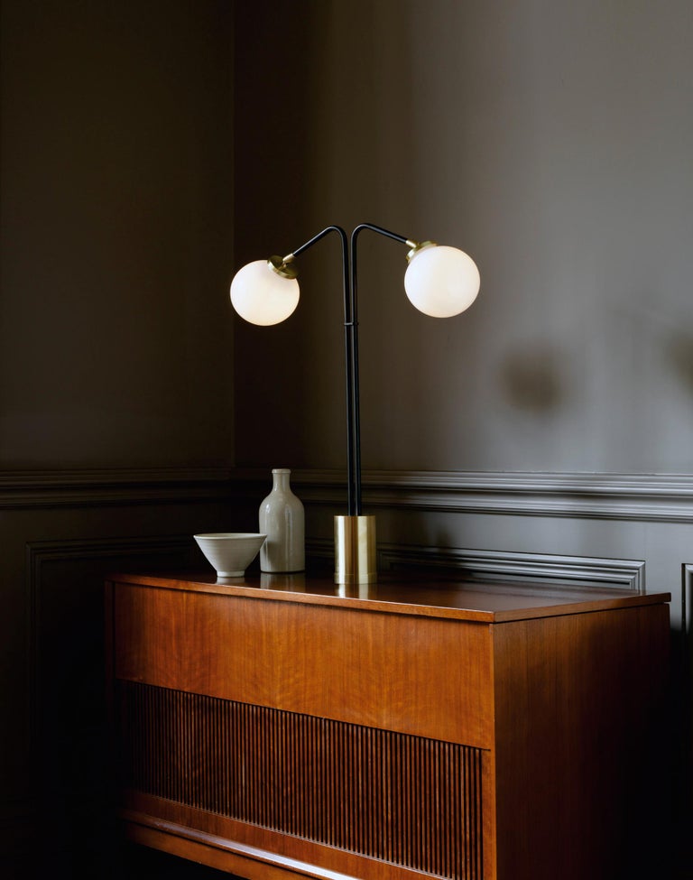 Array Twin Opal Wall Lamp by CTO Lighting For Sale at 1stDibs