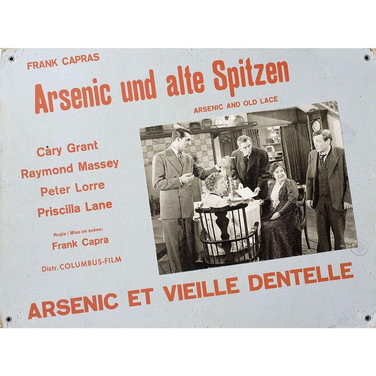 Arsenic and Old Lace 1960s U.S. Scene Card For Sale at 1stDibs