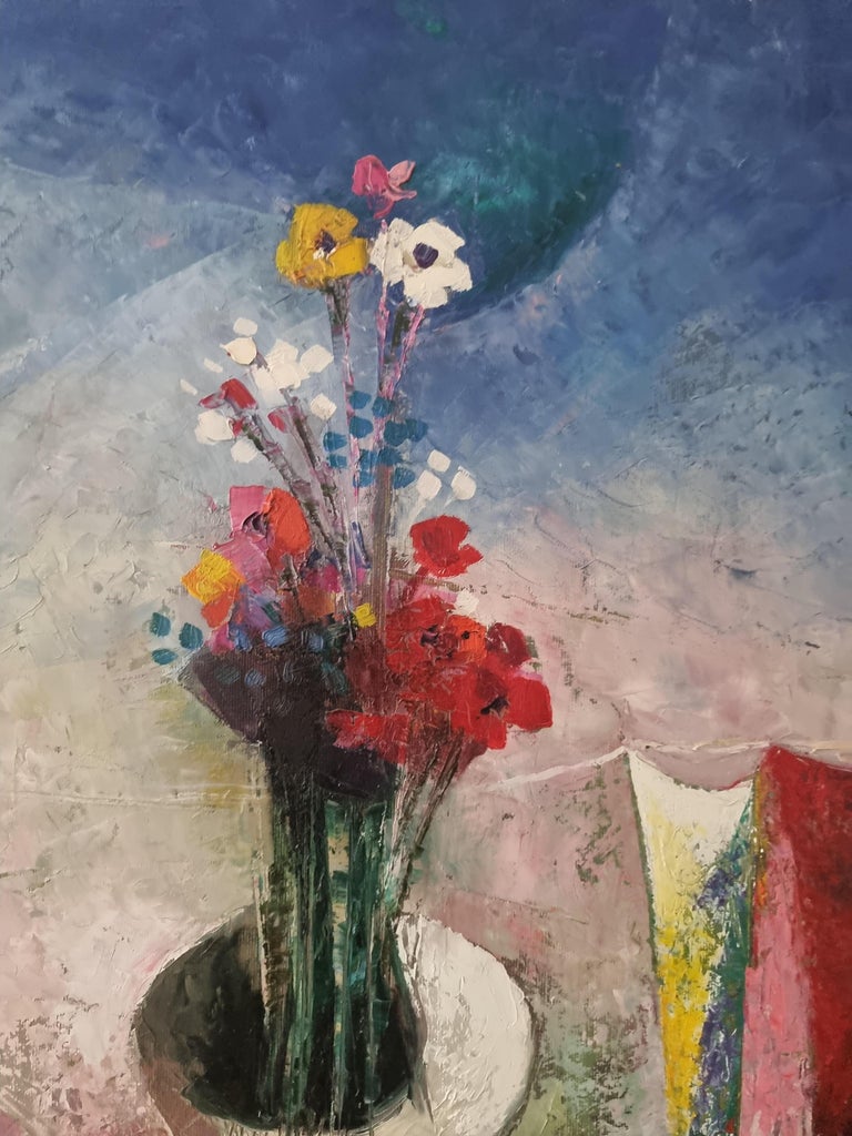 Arshak Nersisyan - Still Life Abstract Cubism Art Red Black Yellow ...