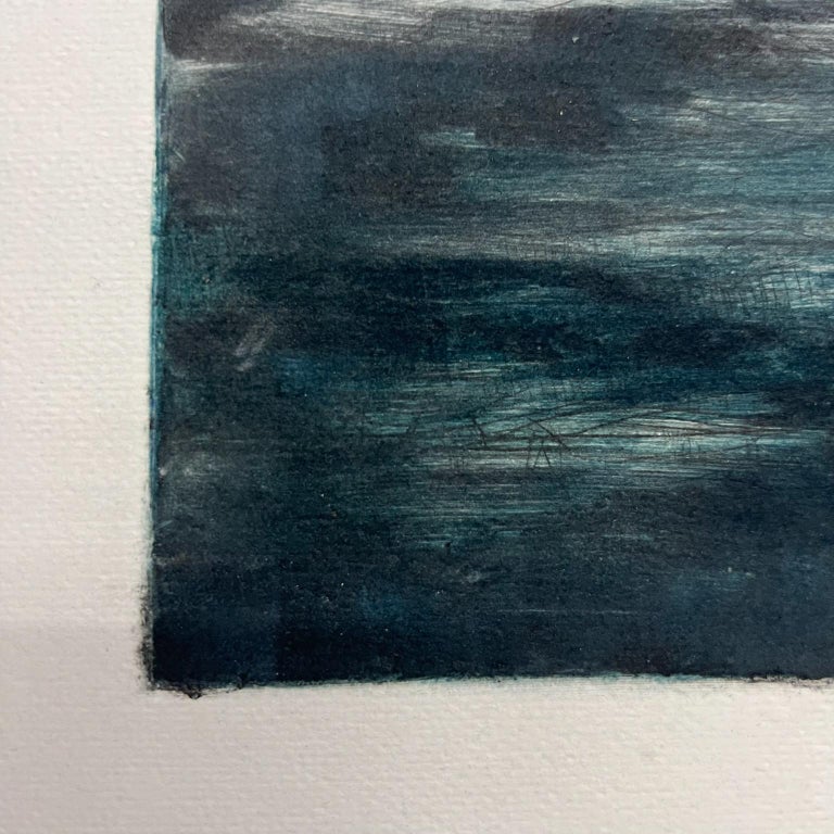 Art by Gina Kail June 1998 Monoprint Abstract Landscape 3 For Sale at ...