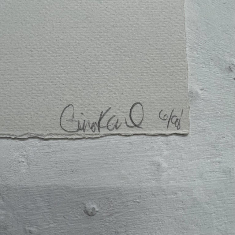 Art by Gina Kail June 1998 Monoprint Abstract Landscape 3 For Sale at ...