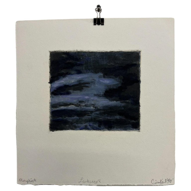 Art by Gina Kail Monoprint June 1998 Abstract Landscape 8 For Sale at ...