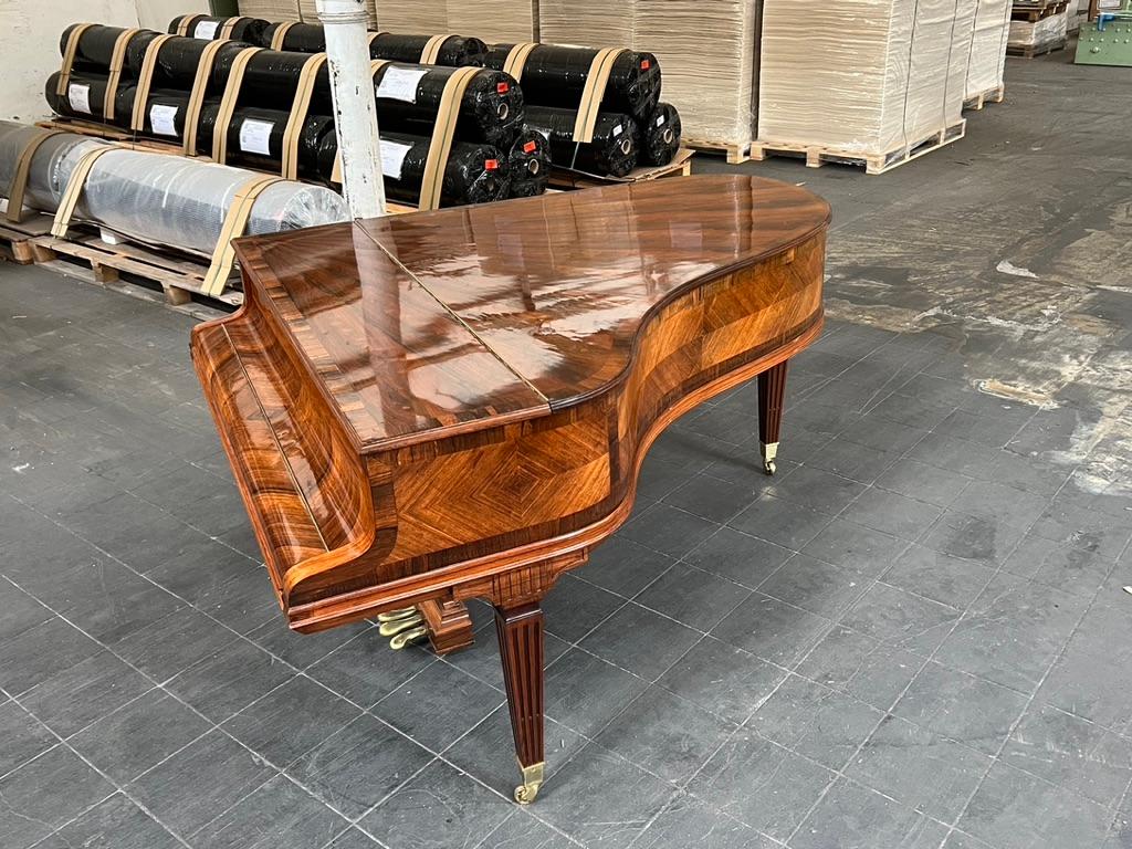Art Cased Grand Piano Sun Burst Rosewood Marquetry Louis XVI Mid ...